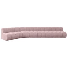 ECKSOFA modulares Sofa Montra-L3 - 472x174x70 cm Rosa