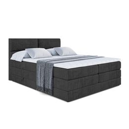 BOXSPRINGBETT BOXI3 KING - 200x200 - H3/H4 - Schwarz