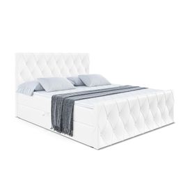 BOXBETT AMAY-Z - 140x200 cm - H3 - Wei&szlig; Hochglanz