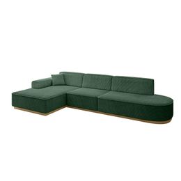 ECKSOFA Ottomane Links IREA-L2-v2 - 327x165x80 cm Gr&uuml;n