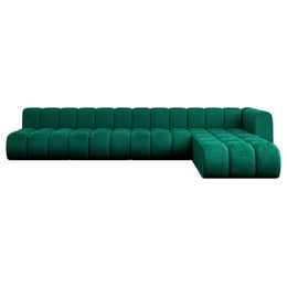 ECKSOFA modulares Sofa Darnel-L3 - 387x177x70 cm Gr&uuml;n