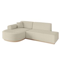ECKSOFA Ottomane Links ARRIO-L1 - 243x171x83 cm Beige