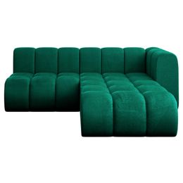 ECKSOFA modulares Sofa Darnel-L1 - 205x177x70 cm Gr&uuml;n