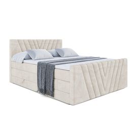 BOXSPRINGBETT ERNINA-Z KING - 140x200 - H3/H4 - Creme