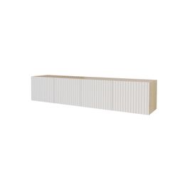 LOWBOARD KITO-W 2x100x40x40 cm - Artisan / Wei&szlig;