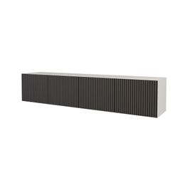 LOWBOARD NOA-2-W 2x100x40x40 cm - Wei&szlig; / Schwarz