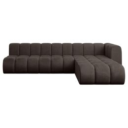 ECKSOFA modulares Sofa Darnel-L2 - 296x177x70 cm Braun