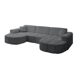 WOHNLANDSCHAFT LIVO-U1 - 315x173x79,5 cm Duneklgrau