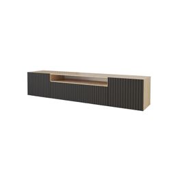 LOWBOARD KITO-W 200x40x41 cm - Artisan / Schwarz