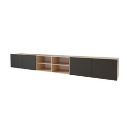 LOWBOARD ELIO-W 3x100x40x40 cm - Artisan / Schwarz