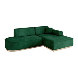 ECKSOFA Ottomane Rechts IREA-L1 - 234x171x83 cm Gr&uuml;n