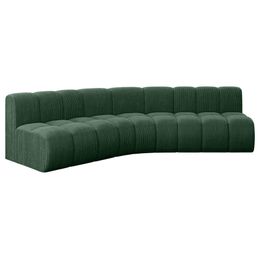 ECKSOFA modulares Sofa Montra-L1 - 290x174x70 cm Gr&uuml;n