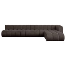 ECKSOFA modulares Sofa Darnel-L3 - 387x177x70 cm Braun
