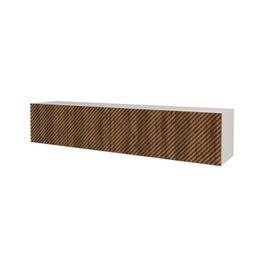 LOWBOARD ZENO-W 2x100x40x40 cm - Wei&szlig; / Katania