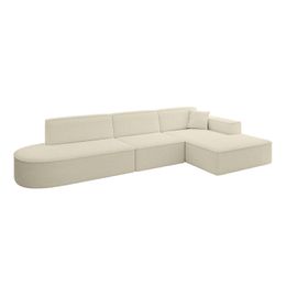 ECKSOFA Ottomane Rechts IREA-L2-v4 - 327x165x77 cm Beige