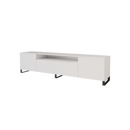LOWBOARD ELIO-S 200x53x41 cm - Wei&szlig;