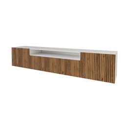 LOWBOARD NOA-2-W 200x40x41 cm - Wei&szlig; / Katania