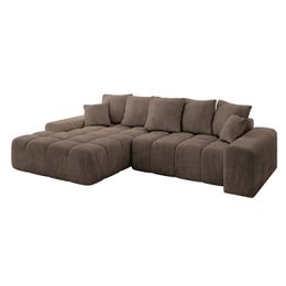 ECKSOFA Ottomane Links ENSI-L - 267x164x69 cm Braun