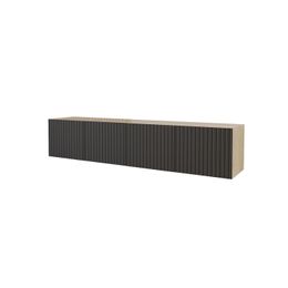 LOWBOARD KITO-W 2x100x40x40 cm - Artisan / Schwarz