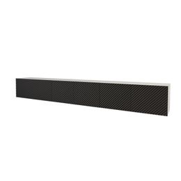LOWBOARD ZENO-W 3x100x40x40 cm - Wei&szlig; / Schwarz