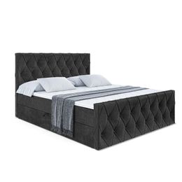 BOXBETT AMAY-Z - 140x200 cm - H3 - Schwarz