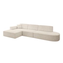 ECKSOFA Ottomane Links IREA-L2-v4 - 327x165x77 cm Beige
