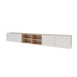 LOWBOARD KITO-W 3x100x40x40 cm - Artisan / Wei&szlig;