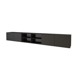 LOWBOARD ELIO-W 3x100x40x40 cm - Schwarz