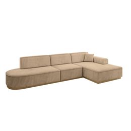ECKSOFA Ottomane Rechts IREA-L2-v2 - 328x171x83 cm Beige