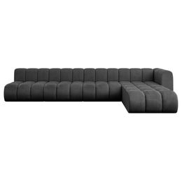 ECKSOFA modulares Sofa Darnel-L3 - 387x177x70 cm Schwarz