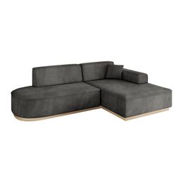 ECKSOFA Ottomane Rechts IREA-L1 - 232x165x80 cm Ecru