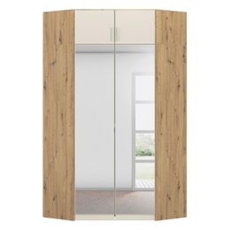 Dreht&uuml;renschrank Celle-Super Wei&szlig;/Eiche Artisan