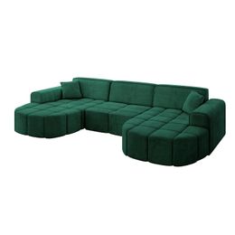 WOHNLANDSCHAFT LIVO-U1 - 315x173x79,5 cm Gr&uuml;n