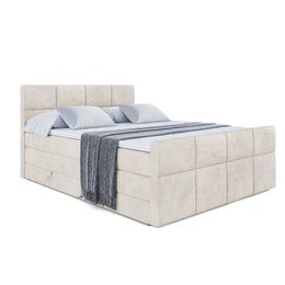 BOXSPRINGBETT ARDENI-Z KING - 140x200 - H3/H4 - Creme