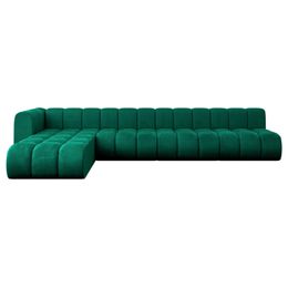 ECKSOFA modulares Sofa Darnel-L3 - 387x177x70 cm Gr&uuml;n
