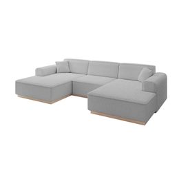WOHNLANDSCHAFT IREA-U1 - 301x165x80 cm Hellgrau