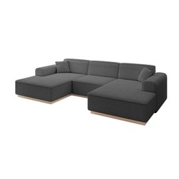 WOHNLANDSCHAFT IREA-U1 - 301x165x80 cm Grau