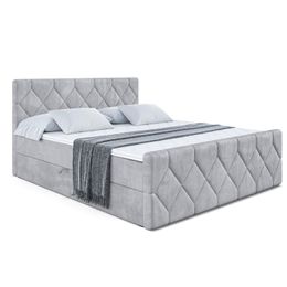 BOXBETT CATOR-Z - 140x200 cm - H4 - Hellgrau