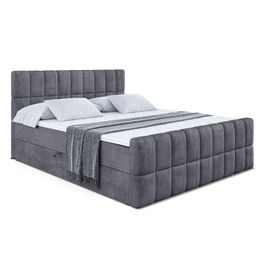 BOXBETT MIAMI-Z - 140x200 cm - H3 - Dunkelgrau