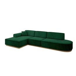 ECKSOFA Ottomane Links IREA-L2-v2 - 328x171x83 cm Gr&uuml;n