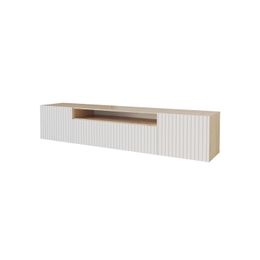 LOWBOARD KITO-W 200x40x41 cm - Artisan / Wei&szlig;