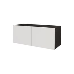 LOWBOARD ELIO-W 100x40x40 cm - Schwarz / Wei&szlig;