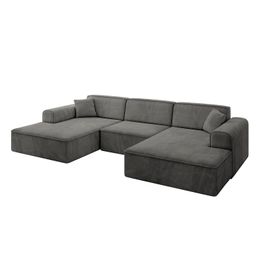 WOHNLANDSCHAFT IREA-U1-v3 - 301x165x77 cm Ecru