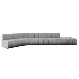 ECKSOFA modulares Sofa Brilo-L2 - 471x174x70 cm Grau
