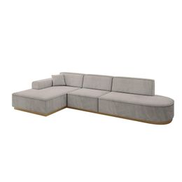 ECKSOFA Ottomane Links IREA-L2-v2 - 328x171x83 cm Hellbraun