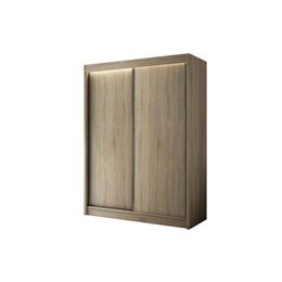 KLEIDERSCHRANK BEROG mit LED - 150 cm - Sonoma Eiche
