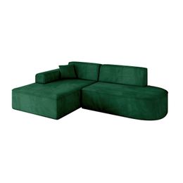 ECKSOFA Ottomane Links IREA-L1-v3 - 234x171x79 cm Gr&uuml;n