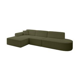 ECKSOFA Ottomane Links IREA-L2-v3 - 327x165x77 cm Gr&uuml;n