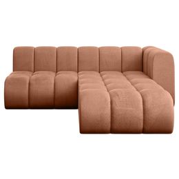 ECKSOFA modulares Sofa Darnel-L1 - 205x177x70 cm Apricot