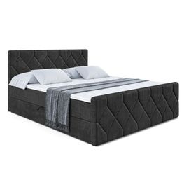 BOXBETT CATOR-Z - 140x200 cm - H4 - Schwarz